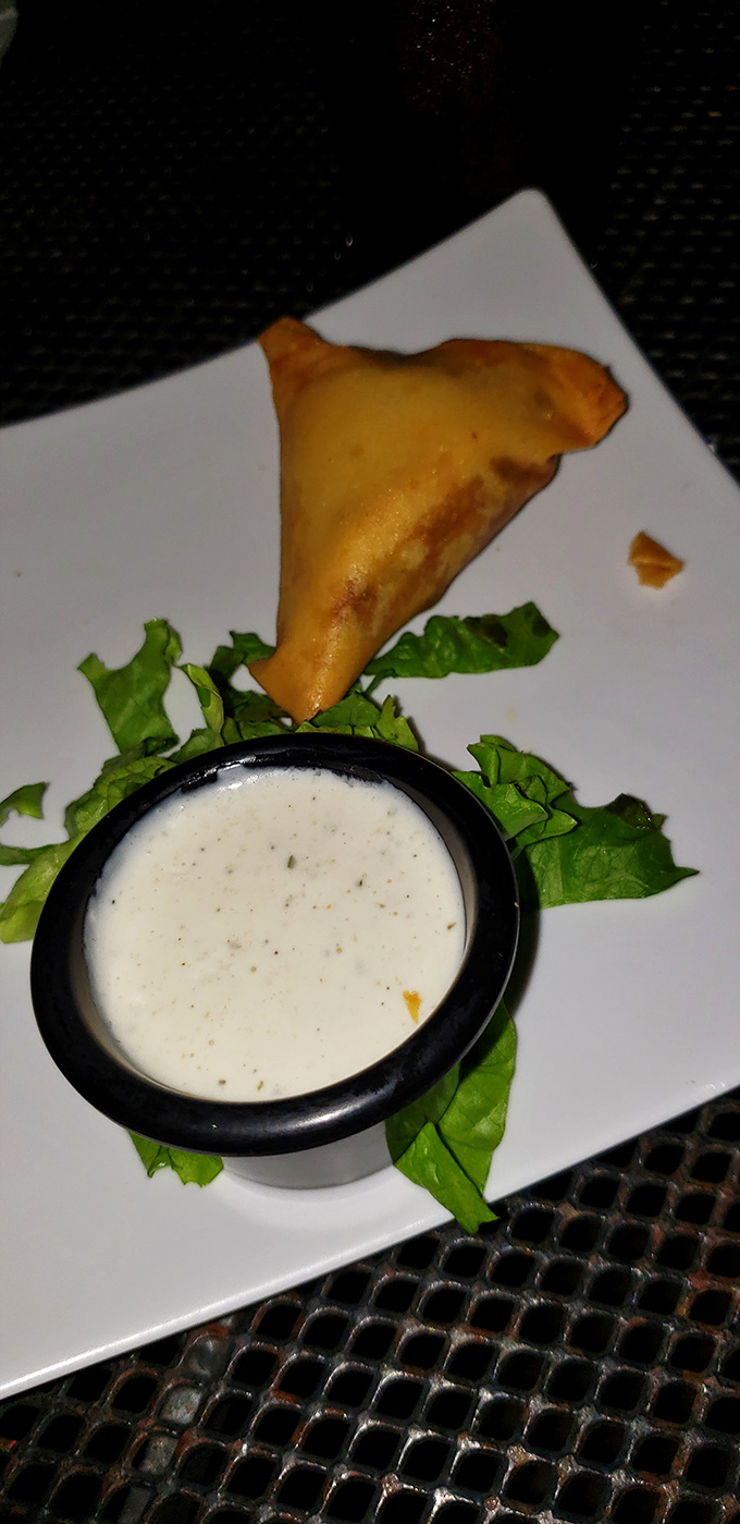 The golden samosa &ndash; crispy, triangular perfection served with cooling mint sauce. Britain's greatest culinary import since, well, tea.