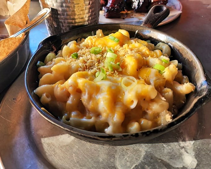 Shepherd's pie gets the barbecue treatment, proving that fusion can be both respectful and revolutionary here.