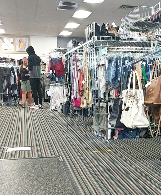 Treasure hunters in their natural habitat. The thrill of the find is written all over their focused expressions.