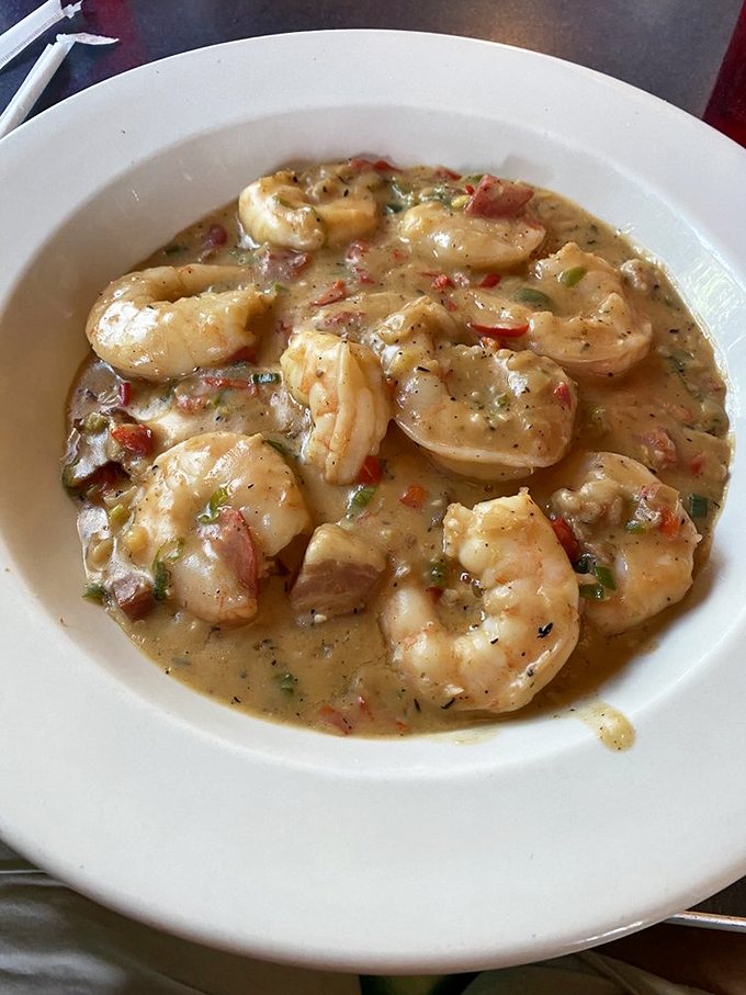 These shrimp aren't just swimming in sauce&mdash;they're doing the backstroke in flavor heaven. Plump, perfectly cooked, and ready for their moment.