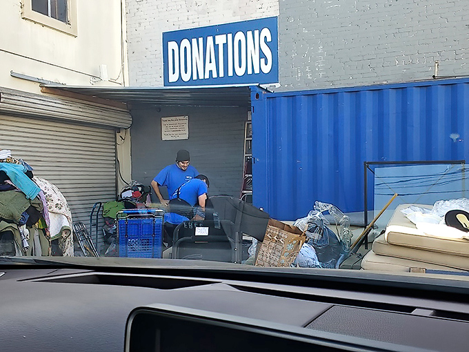 Behind every great thrift store is a dedicated team sorting donations, ensuring only the best items make it to the sales floor.