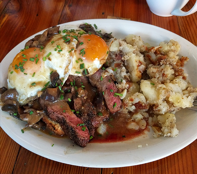 Steak and eggs &ndash; the breakfast equivalent of wearing a tuxedo to the gym. Decadent, unnecessary, and absolutely the right decision.