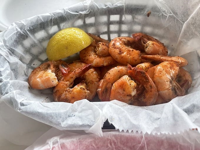 Peel-and-eat shrimp that taste like they jumped from the Gulf to your plate, with just a pit stop for perfect seasoning.