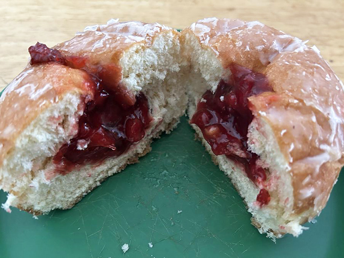 Cut a jelly donut in half and witness the miracle: that perfect ratio of dough to filling that's eluded scientists for generations.