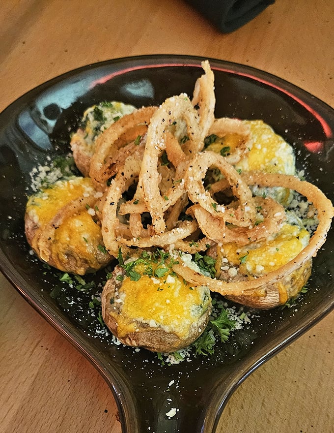 Stuffed mushrooms that could convert even the most dedicated fungi skeptic into a believer.