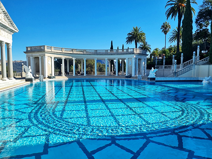 The Neptune Pool glistens like a sapphire set in marble &ndash; arguably the most photogenic swimming spot in America that doesn't involve a natural waterfall.