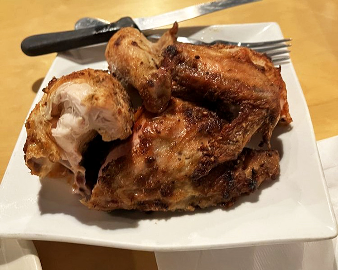 Chicken that makes Colonel Sanders weep with inadequacy. Crispy, juicy, and seasoned so perfectly you'll wonder why you ever ate poultry anywhere else.