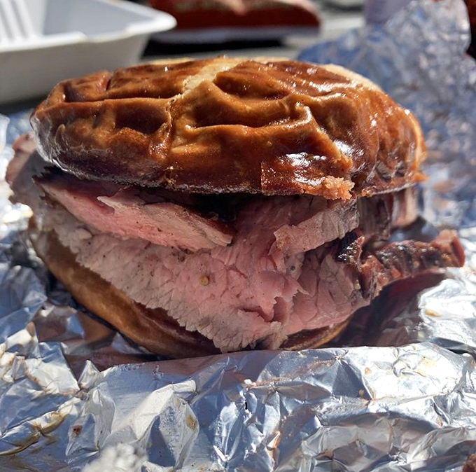 The tri-tip sandwich &ndash; where pillowy sweet roll meets smoky, tender beef in a relationship your taste buds will want to third-wheel.