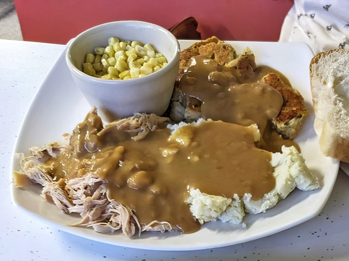 Thanksgiving on a plate doesn't need a holiday&mdash;this turkey dinner with all the fixings brings family-style comfort any day of the week.
