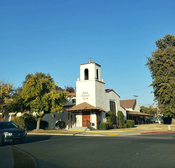 This charming United Methodist Church represents Lindsay's spiritual backbone, where community connections run deeper than your average social media feed.