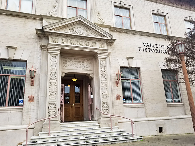 The Naval & Historical Museum stands as proudly as your dad when he finally fixed that leaky faucet &ndash; a testament to preservation and really good stonework.