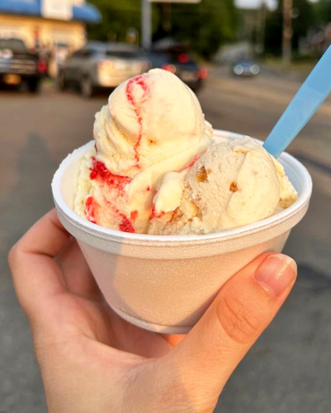 Creamy vanilla swirled with ribbons of raspberry&mdash;like summer decided to throw a party and everyone's invited.