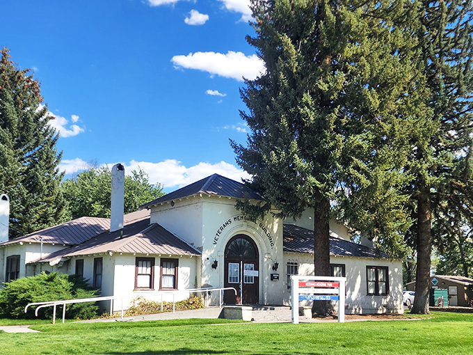 The Veterans Memorial Building honors those who served while providing a gathering place where community potlucks are elevated to an art form.