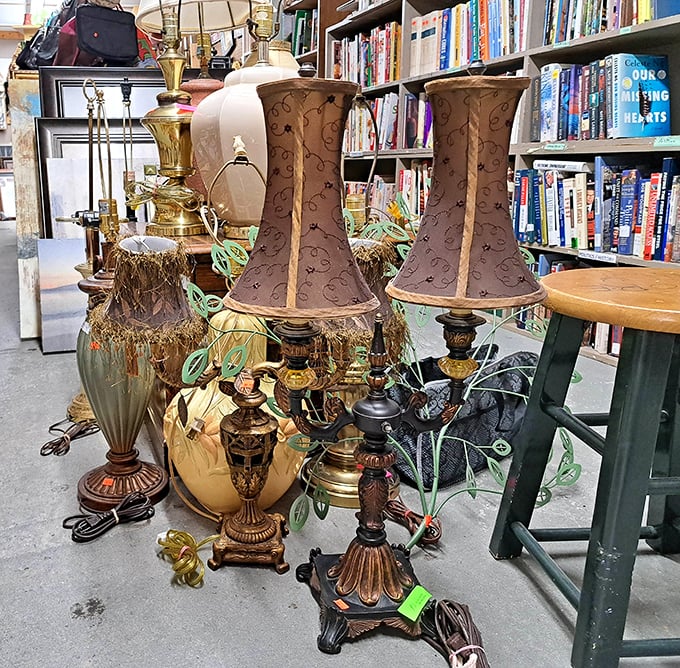 Lamp heaven! These vintage beauties could turn any dark corner into a conversation piece worthy of a design magazine spread.