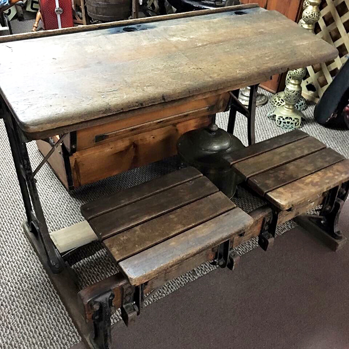 Before iPads in classrooms, there were these&mdash;vintage school desks where generations learned penmanship and passed forbidden notes.