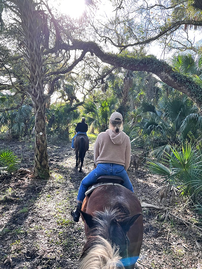 Horseback riding through Florida's heartland feels like stepping into a Western, minus the tumbleweeds and saloon fights.