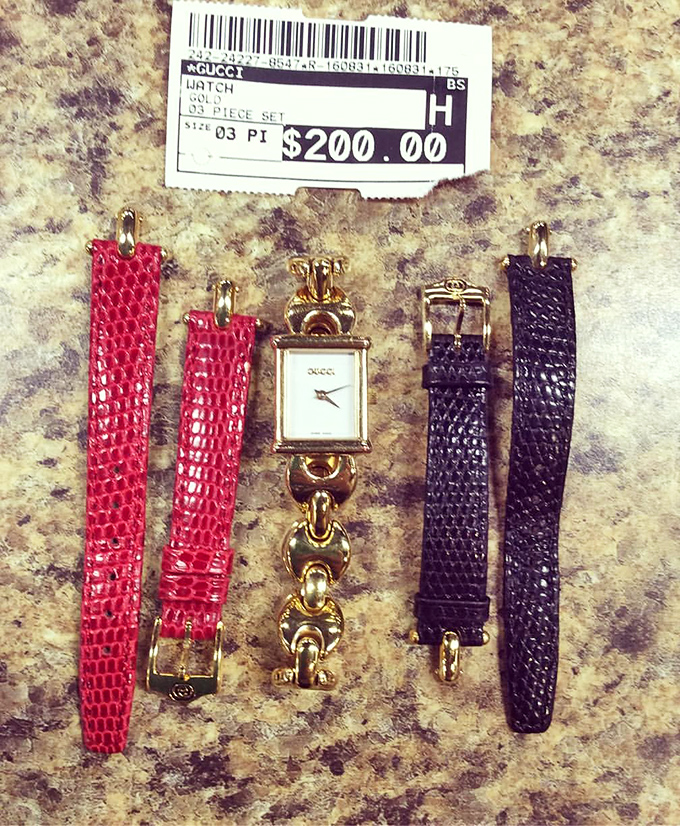 That Gucci watch didn't get the memo about depreciation&mdash;still ticking away in style, waiting for a wrist worthy of its second chapter.