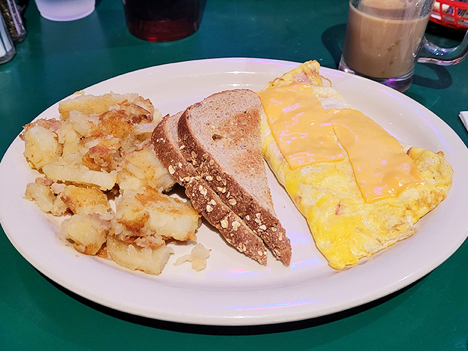 Breakfast for dinner or dinner for breakfast? This fluffy Western omelette with perfectly crisped home fries doesn't care what time your watch says.