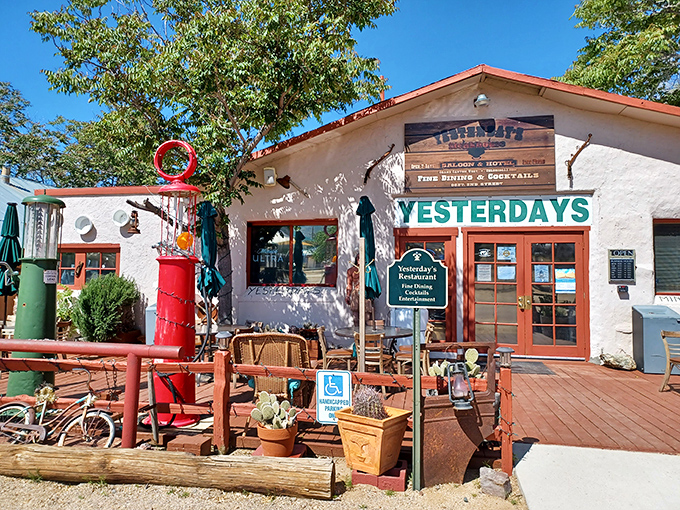 Yesterday's Restaurant serves up more than just food &ndash; it offers a hearty helping of desert charm with a side of mining town authenticity.