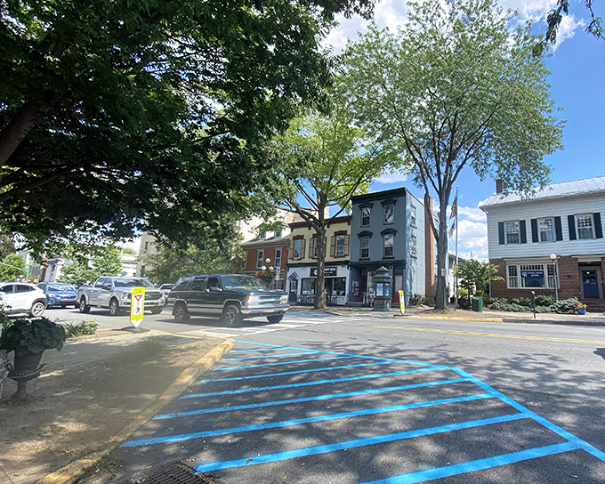 Lewisburg's tree-lined streets offer shade in summer and spectacular color in fall, nature's free entertainment program for residents.