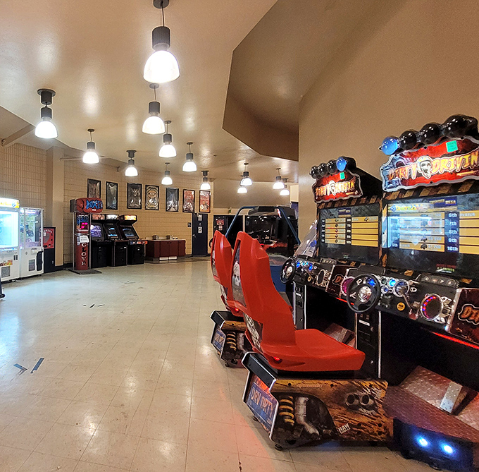 When bargain fatigue sets in, the market's arcade offers a blast from the past&mdash;these racing games and joysticks have witnessed more button-mashing than a 1980s MTV VJ competition.