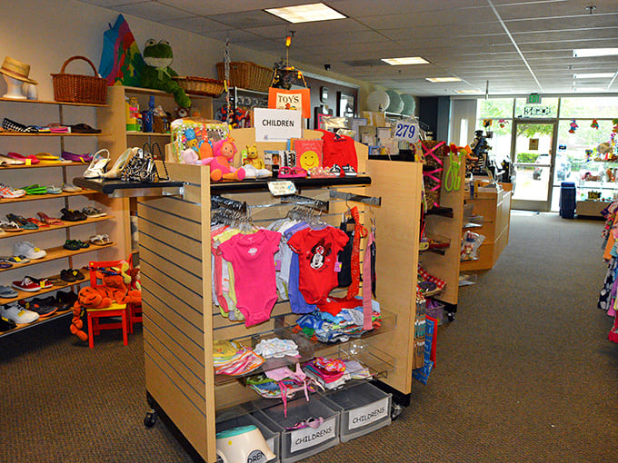 The children's section is a parent's dream&mdash;adorable outfits and toys at prices that won't have you postponing college savings.