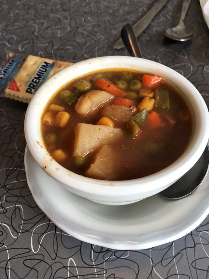 Somerset winters demand this vegetable beef soup&mdash;a steaming bowl of liquid comfort that warms you from the inside out.