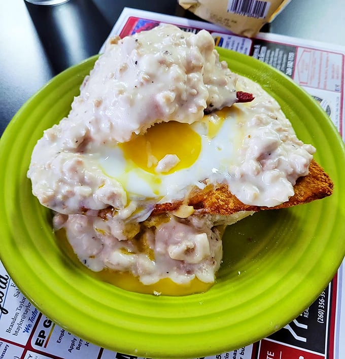 Biscuits and gravy: the breakfast that hugs you from the inside. Nick's version could make even your cardiologist secretly jealous.