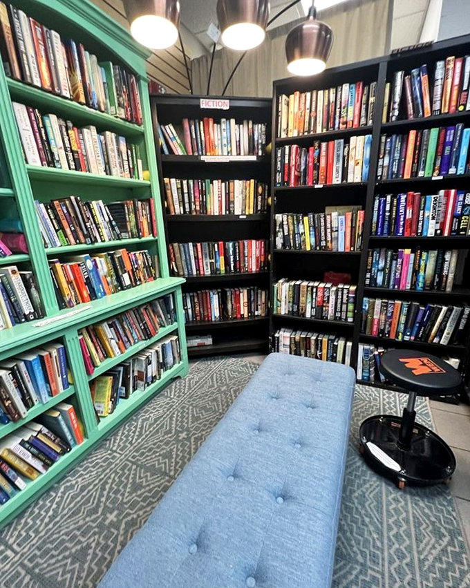 The book nook: where literary treasures and comfy seating create the perfect recipe for getting lost in someone else's story.