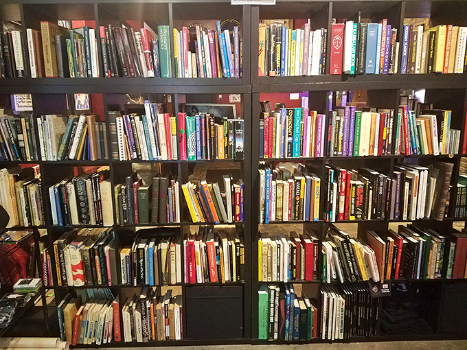 A bibliophile's dream&mdash;shelves packed with rare volumes on everything from herbalism to ceremonial magic. Knowledge is power, especially when it's bound in leather.