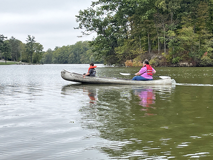 Adventure for two! Exploring Harrison Lake by canoe lets you access hidden corners where the best wildlife sightings happen.