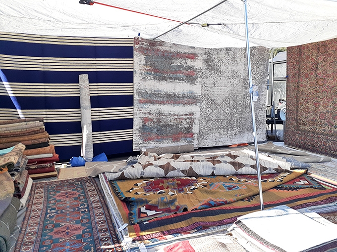 Textile heaven for the design-obsessed. These rugs have seen more of the world than most passports, bringing global style to California floors.