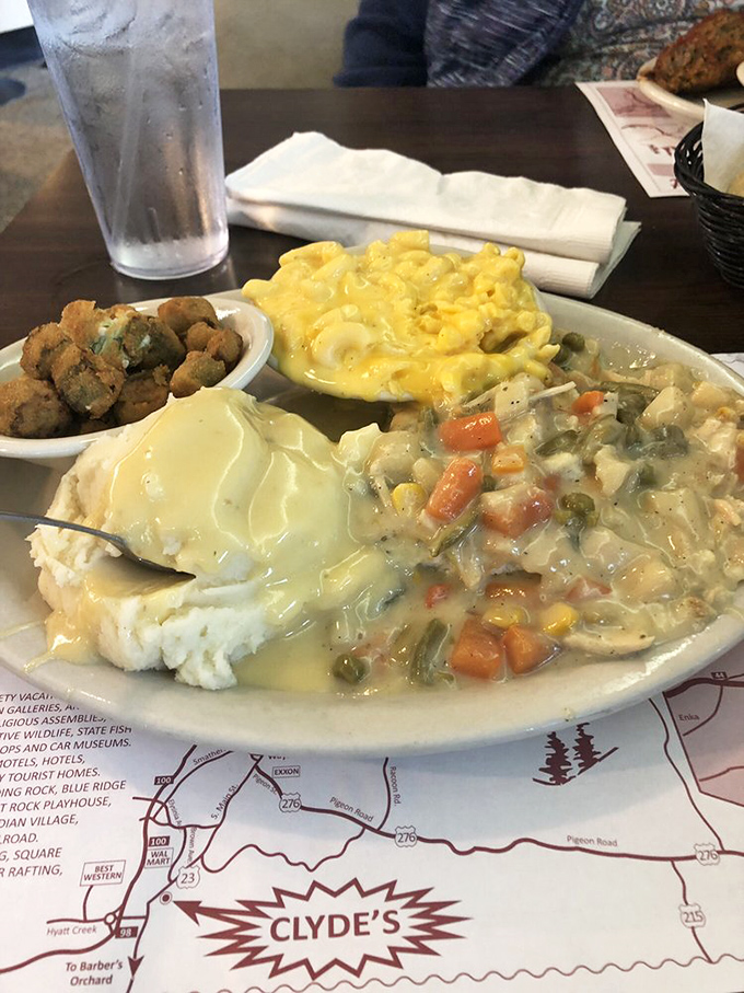 A garden-fresh salad that proves Clyde's isn't just about indulgence&mdash;though those Lance crackers suggest they understand balance in all things.