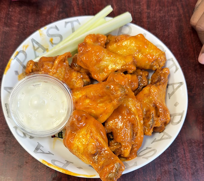 Buffalo wings that don't play second fiddle to the pizza. These saucy delights prove Big PaPa's isn't a one-hit wonder in the flavor department.
