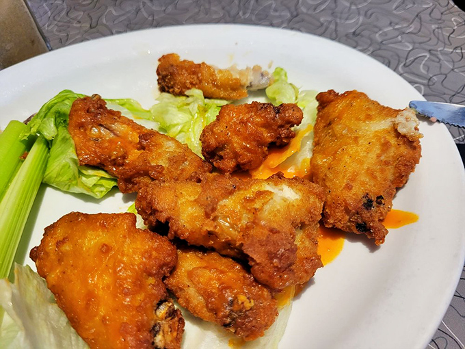 Buffalo wings that don't need a sporting event as an excuse &ndash; crispy, saucy perfection that makes any day feel like game day.