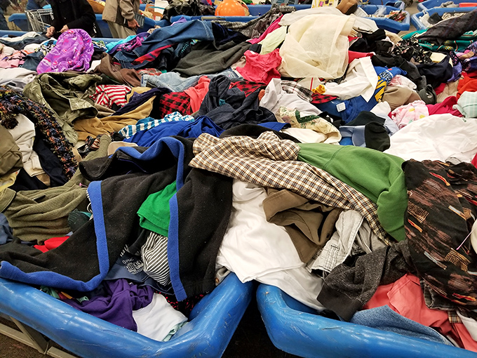 Textile archaeology at its finest&mdash;layers of fashion history waiting to be unearthed by patient shoppers with an eye for hidden gems.