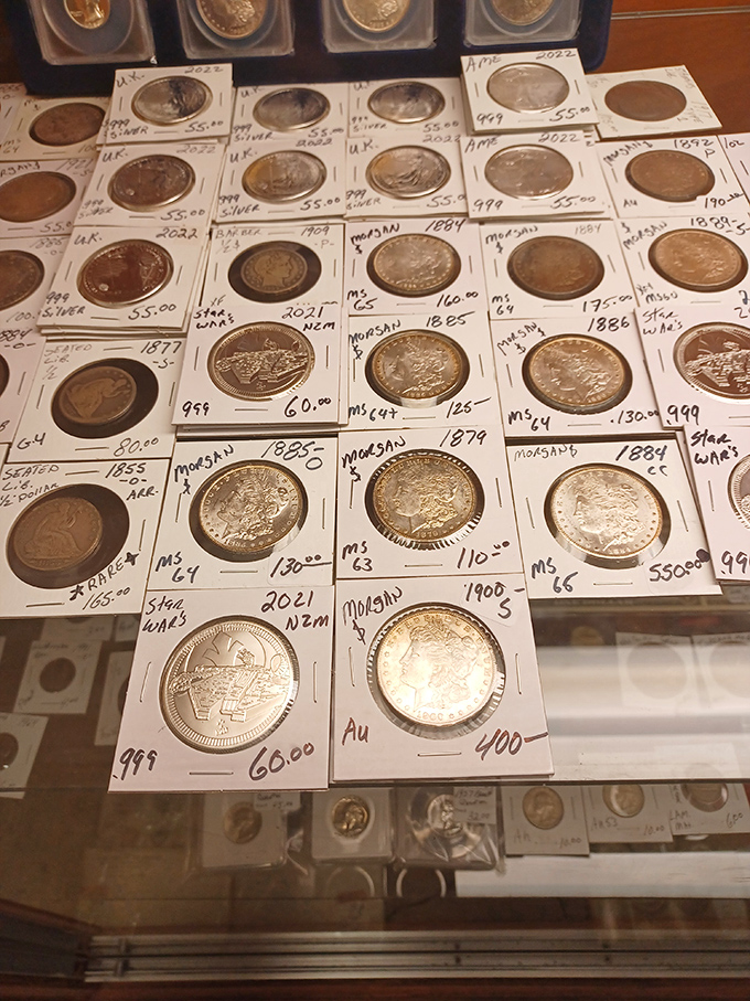 Silver dollars and Morgan coins that once jingled in great-grandpa's pocket now rest in collector's cases, their value measured in both dollars and memories.