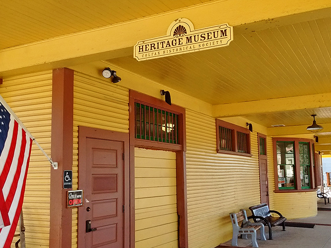 The Heritage Museum stands as Colfax's memory keeper, where railroad history and Gold Country tales come alive for curious visitors.
