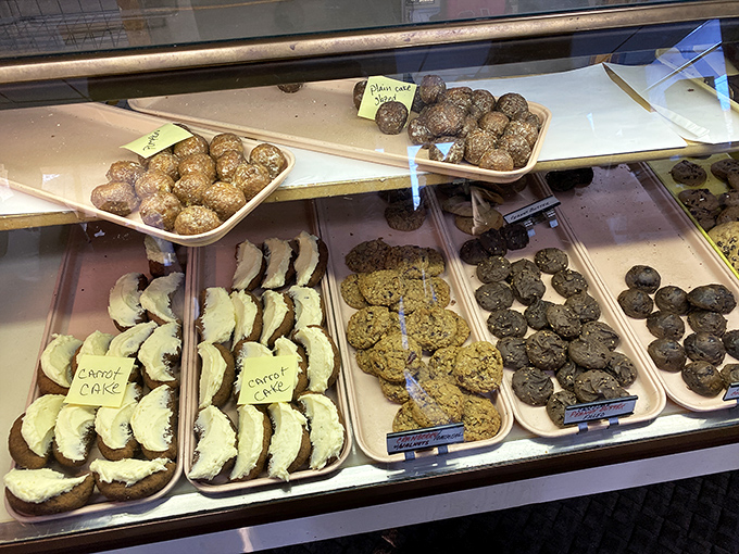 The display case where dreams come true and diets go to die peacefully and happily.