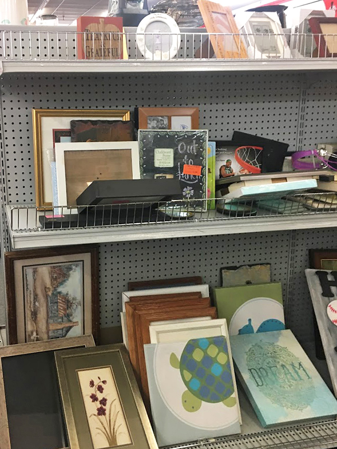 The art section: where someone's garage sale reject becomes your living room's conversation piece. One person's "meh" is another's masterpiece!