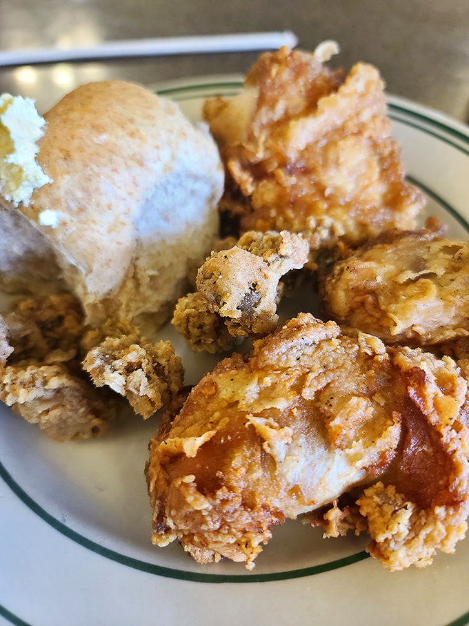 Golden-brown fried chicken with a biscuit sidekick&mdash;a duo so perfectly executed it deserves its own Midwestern food hall of fame induction ceremony.