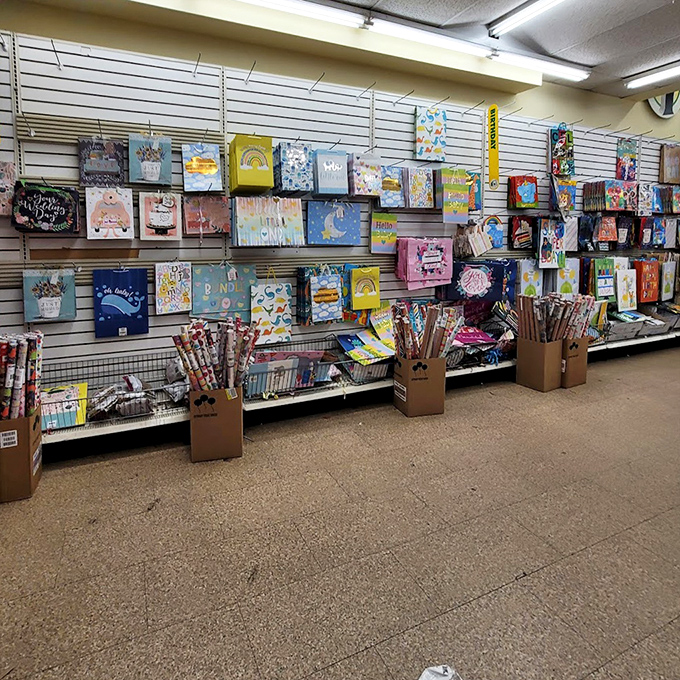 Gift bags and greeting cards that make Hallmark nervous. Why spend $7 elsewhere when you can express heartfelt sentiments for substantially less?