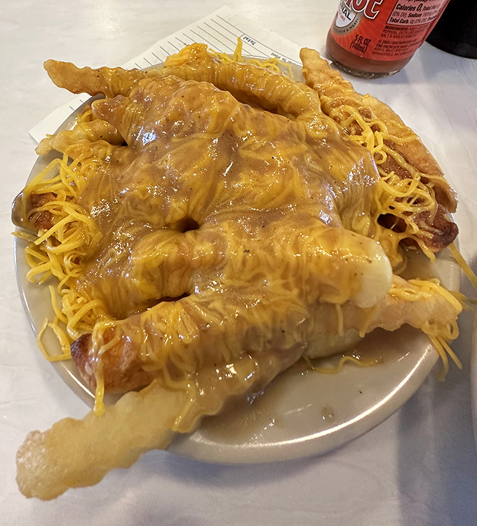 Gravy fries that make French cuisine seem unnecessarily complicated. Simple perfection that turns potatoes into a religious experience.