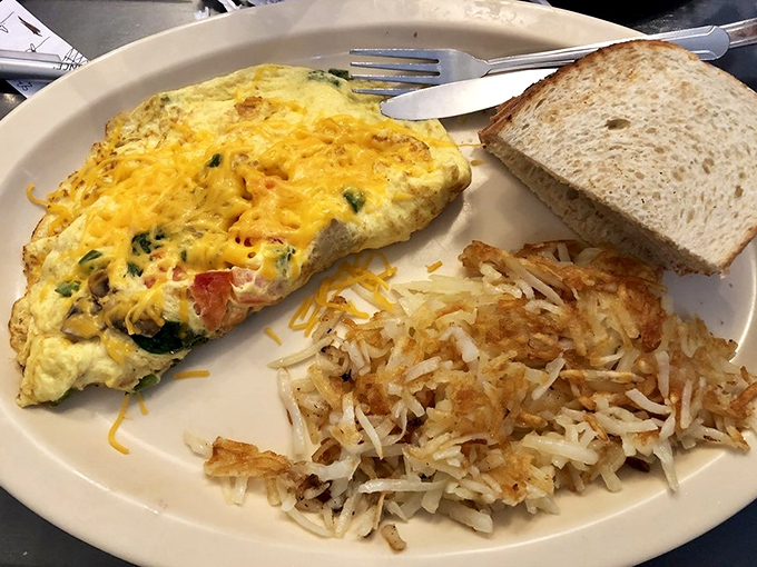 Crispy, golden hash browns that crunch like autumn leaves but taste infinitely better than yard work.
