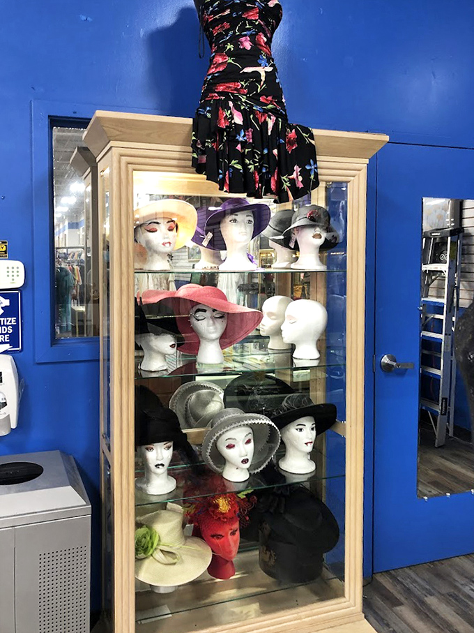 Hat lovers, rejoice! This display of headwear personalities ranges from demure garden party to "I'm making a statement at the Kentucky Derby."