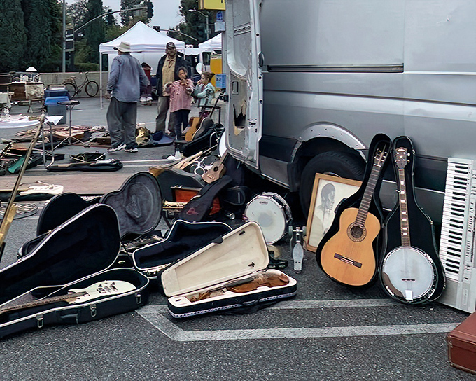 A symphony of silent instruments awaits new maestros. From acoustic guitars to banjos, these musical time capsules carry melodies of their previous owners.