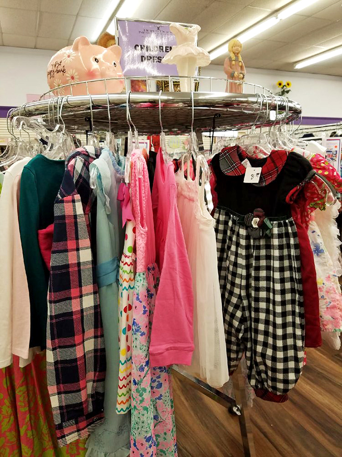 Tiny fashionistas rejoice! These adorable children's dresses cost less than a fancy coffee, and they've barely been worn. Growth spurts are this store's gain.