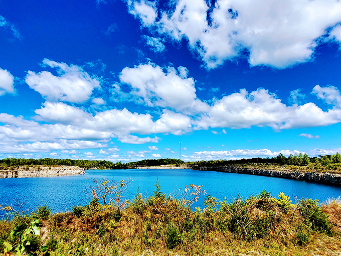 Mother Nature's swimming pool&mdash;this abandoned quarry has gone from industrial workhorse to Instagram superstar with its impossibly blue waters.