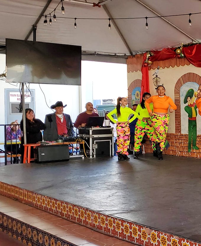 Weekend entertainment transforms the marketplace into a cultural celebration, where shopping takes a backseat to community connection.