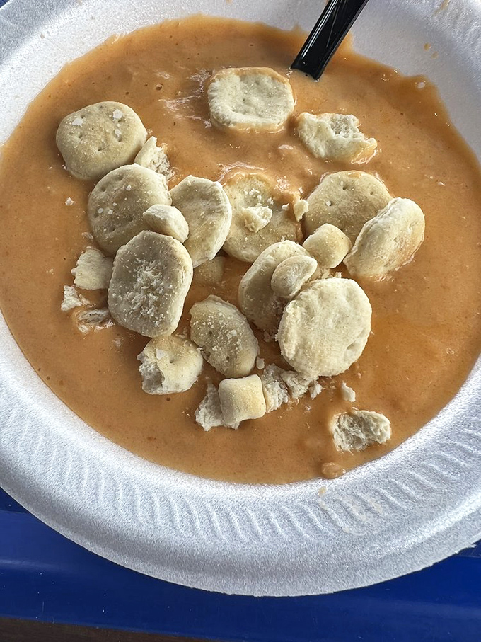 Comfort in a bowl&mdash;this bisque dotted with pillowy oyster crackers is what sailors dream of during long nights on choppy waters.